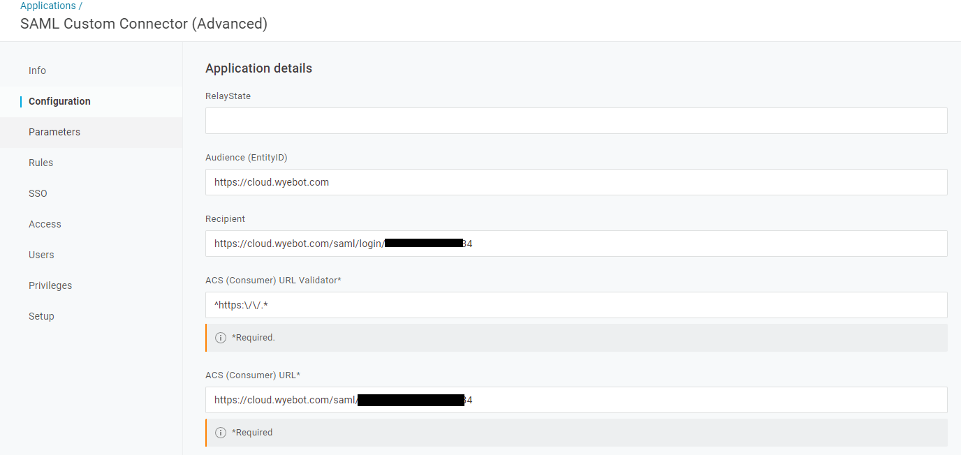 Configuring SAML SSO with OneLogin | Wyebot Docs