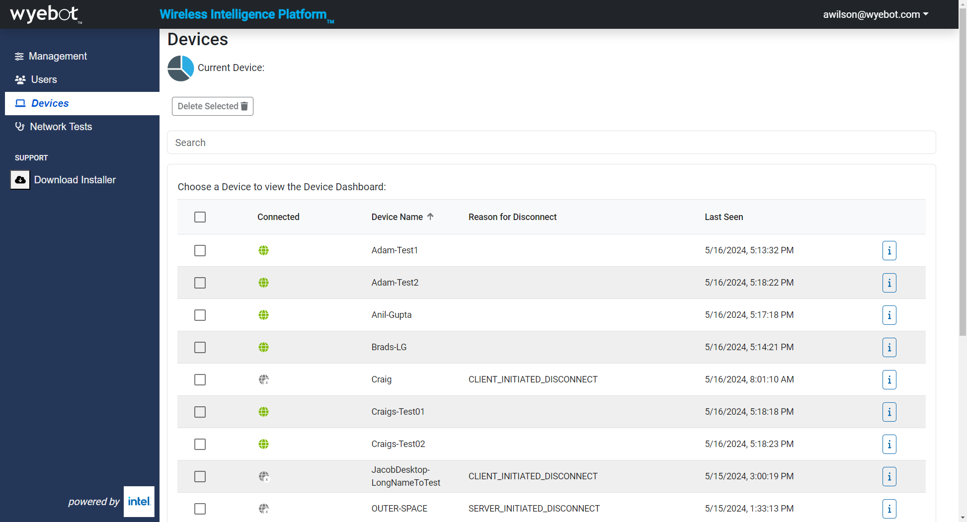 Digital Experience Monitoring Agent | Wyebot Docs