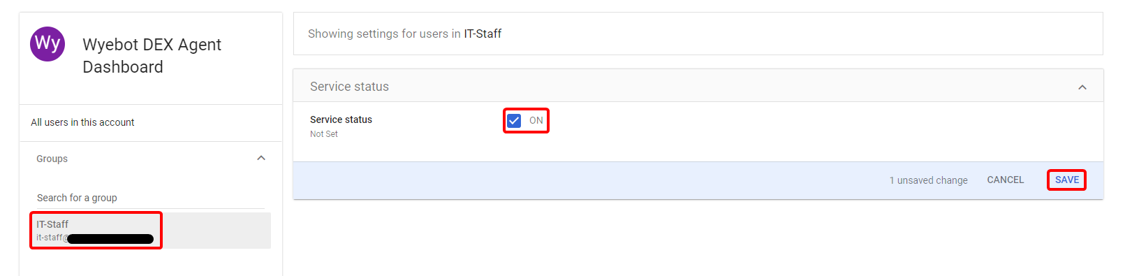 DEX Dashboard SAML - Google Workspace Setup | Wyebot Docs