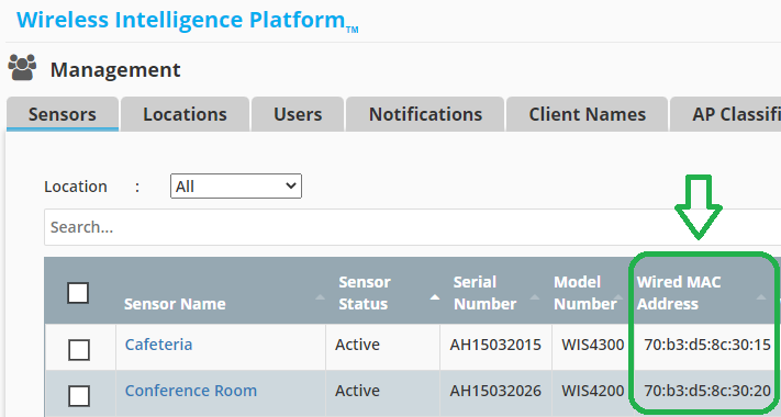 How To Assign A Fixed Ip Address To A Sensor Wyebot Docs