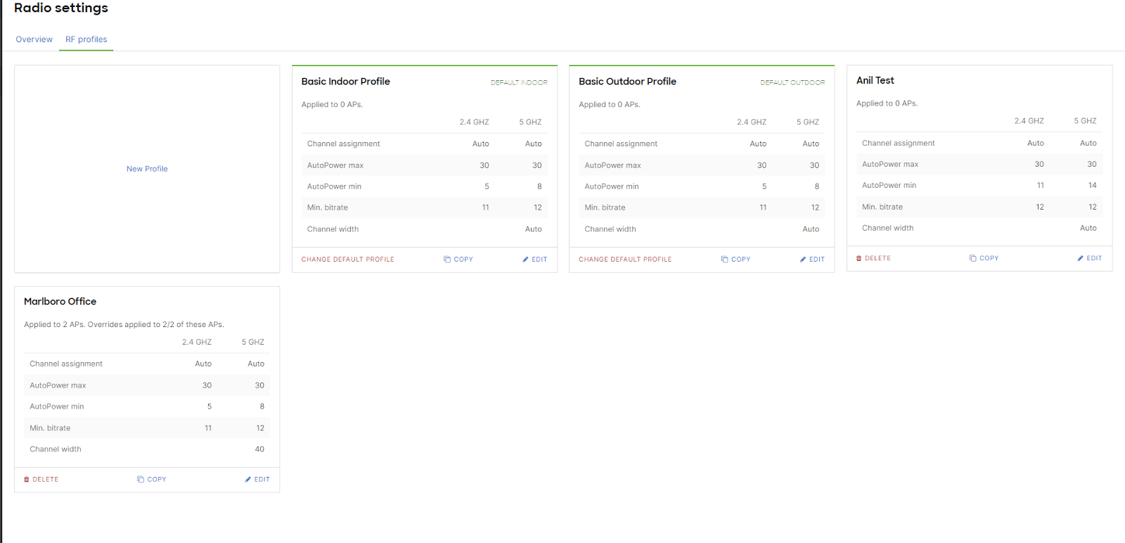 Adjusting Radio Settings on Meraki Dashboard | Wyebot Docs